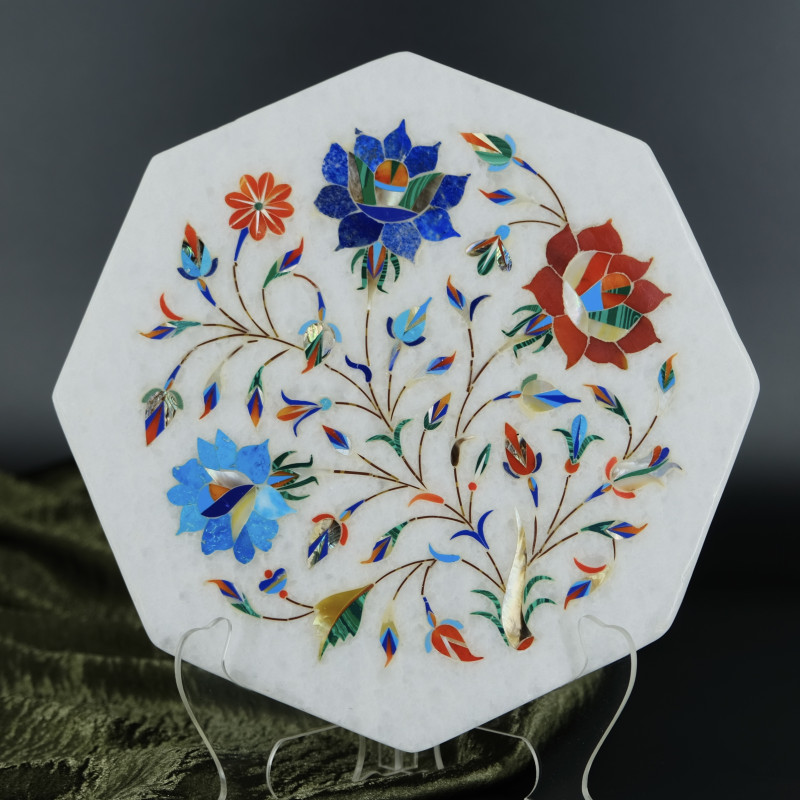 Authentic Inlay Marble Work - Decorative Tiles